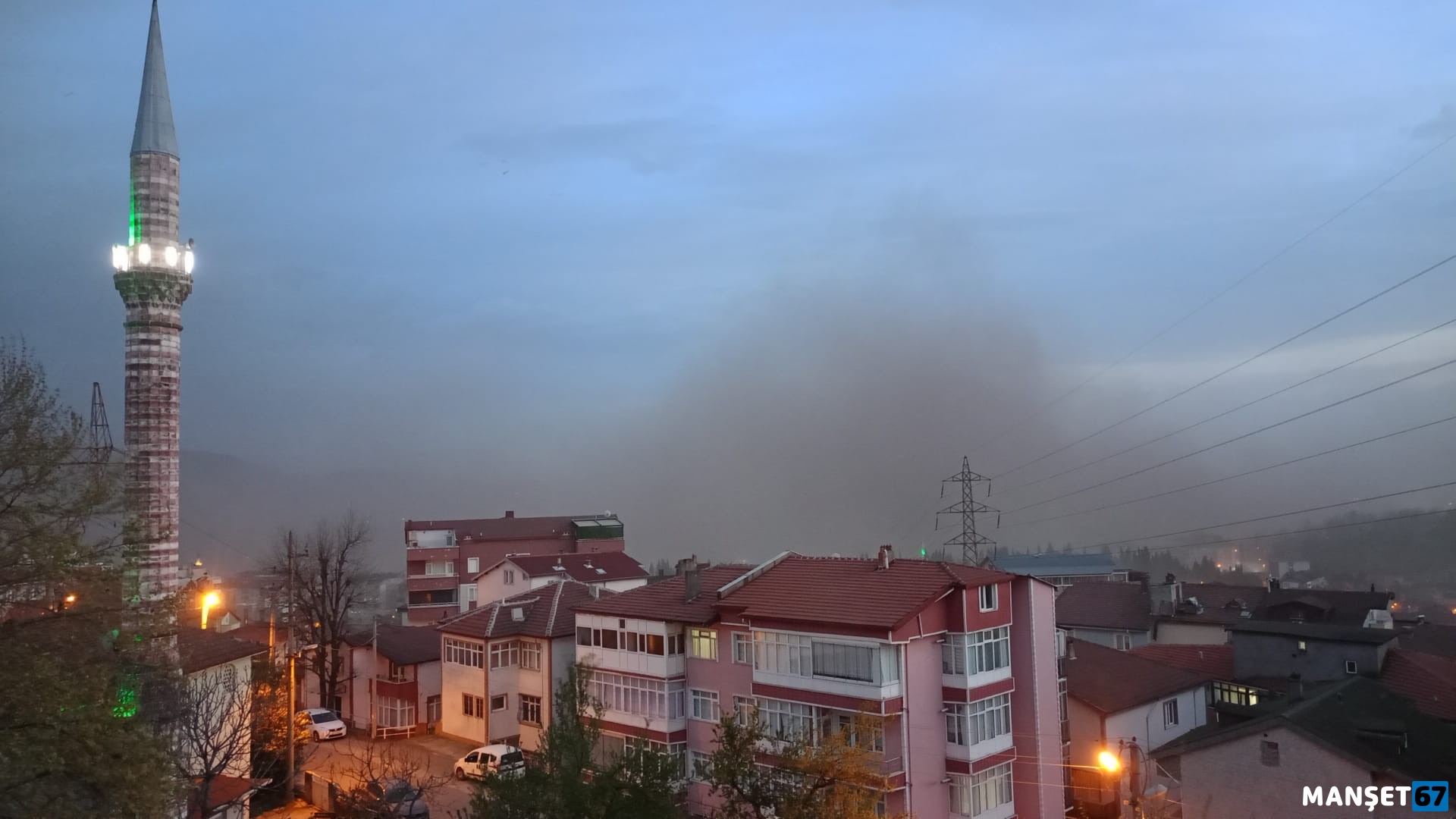 Rüzgar çıktı toz bulutu Ereğli’yi kapladı… - Zonguldak Ereğli Haberleri